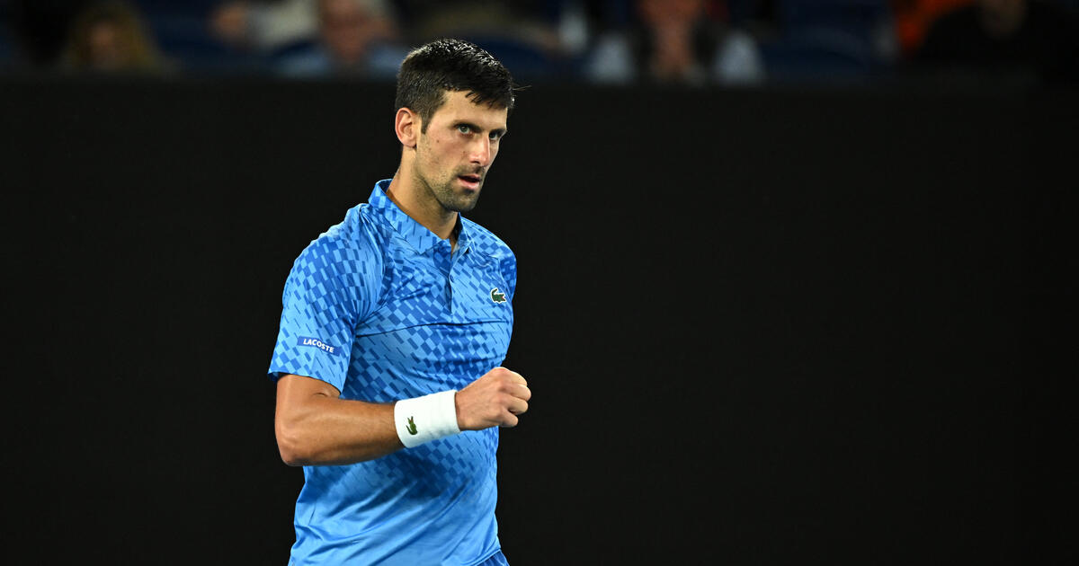 Novak Djokovic face à son premier vrai test à l'Open d'Australie