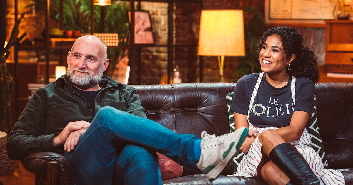 Jan Van Looveren en Eva Kamanda in Saartje (Pickx+)