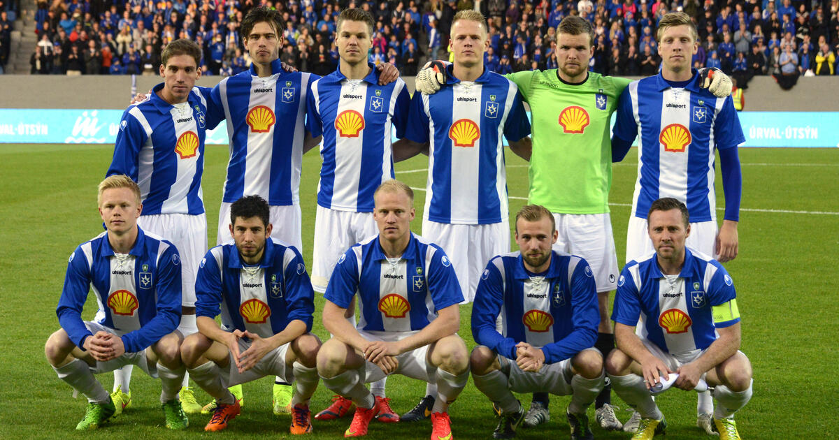 Mythische vieringen: IJslandse voetballers van Stjarnan FC gaan een ...