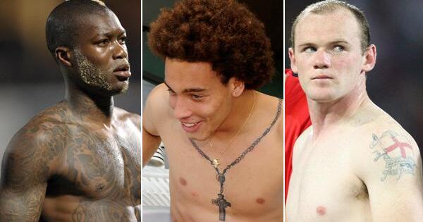 Voetballers en hun tattoos