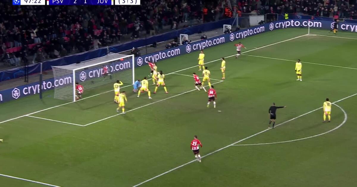 Goal: PSV 3 - 1 Juventus FC, 98' Ryan Flamingo